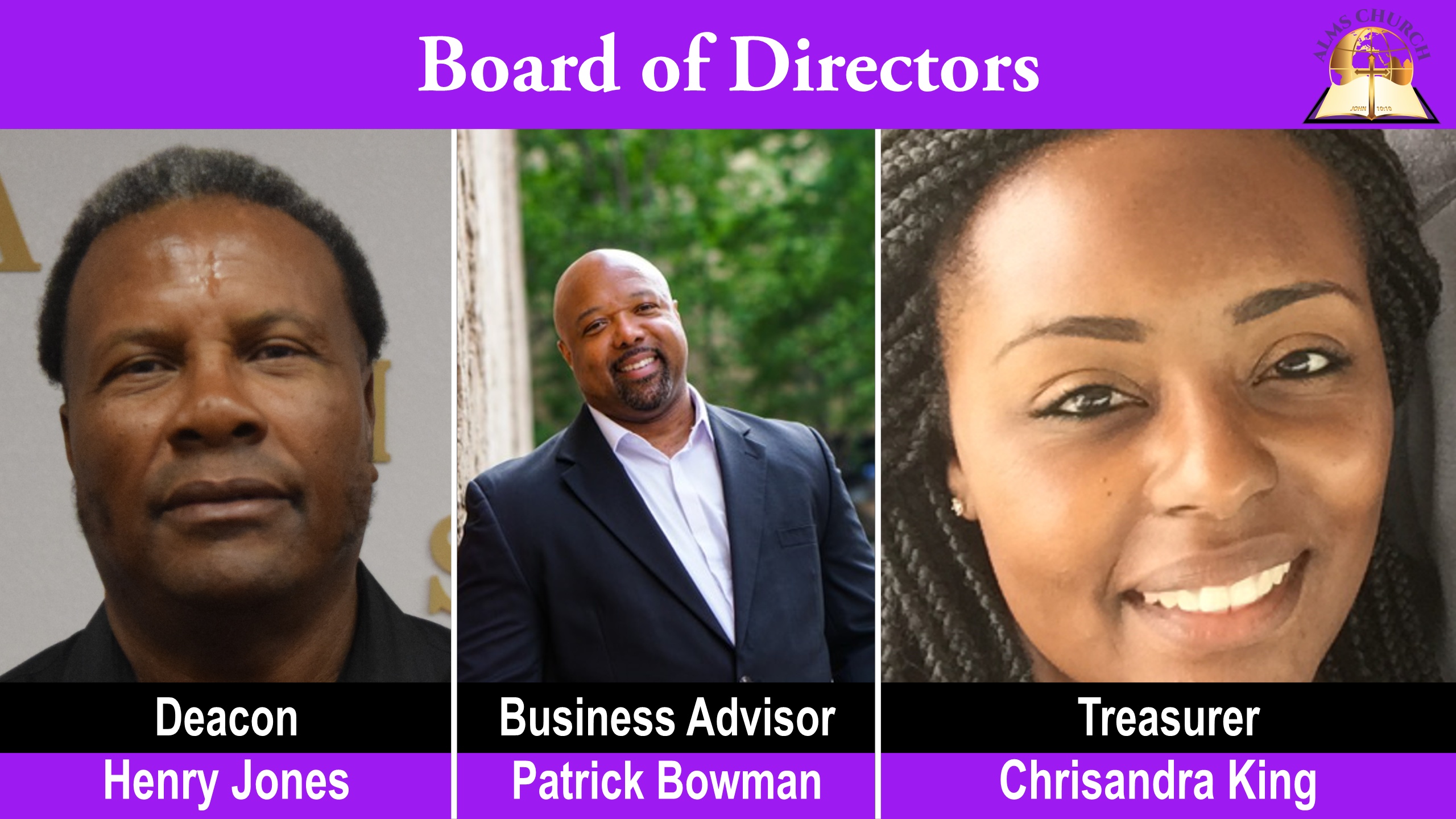 Leaders of ALMS – Abundant Life Ministries International Church